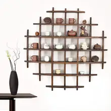 Wooden Teapot Display Stands, Elegant Home Decor For Shelves.
