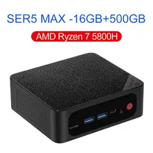 Beelink Ryzen 7 5800H SER5 Pro Max Mini PC AMD DDR4 16GB RAM 500GB NVME ...