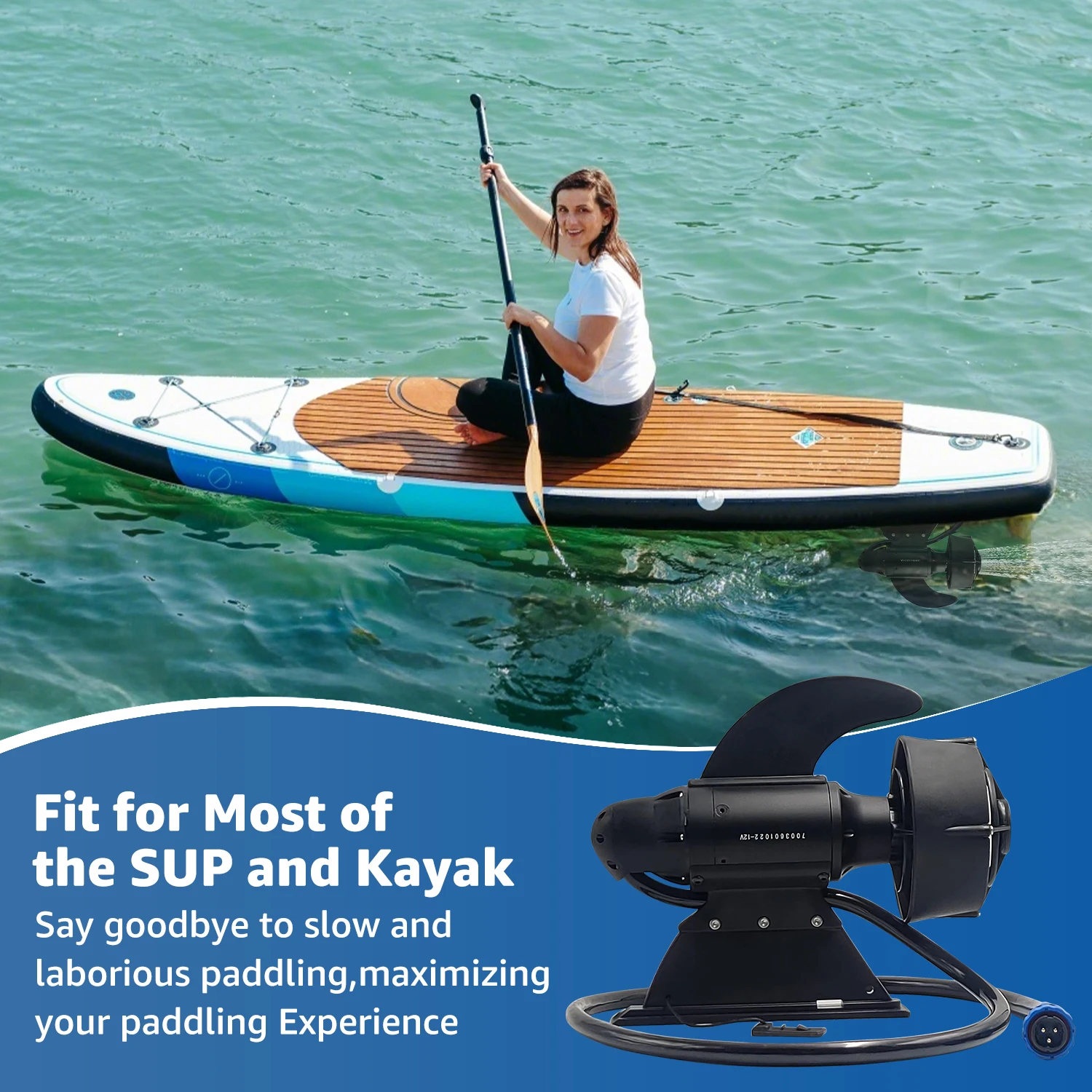 KEDEAN Underwater Thruster Electric Fin Motor for Fishing SUP Paddle ...