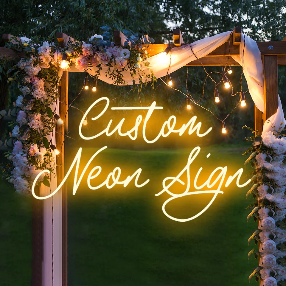 Custom Neon Led Light Personalized Custom Name Logo Wall Decor Neon ...