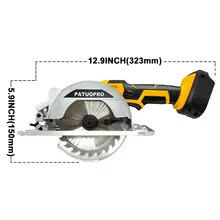 High-Powered 20V Brushless Circular Saw, 125Mm Blade, Makita 18V ...
