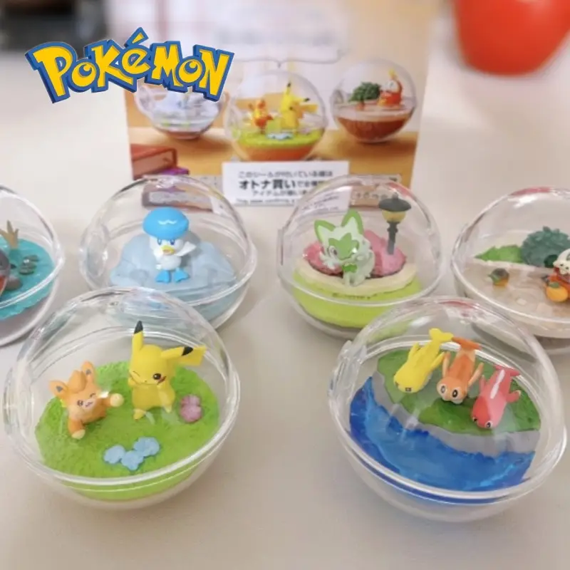 Re-Ment Pokémon Terrarium Action Figures - Paldea Series Sprigatito ...