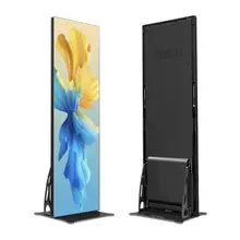 Easily Moveable Led Digital Mirror Poster Screen For Shopping Malls.