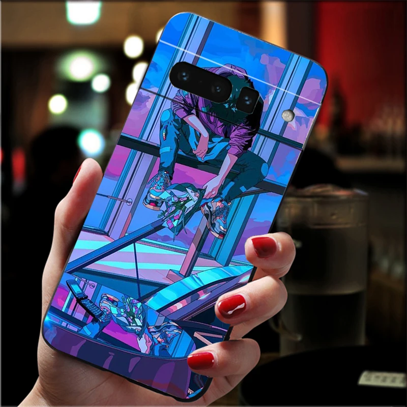 Чехол для телефона с изображением девушки в японском стиле в стиле ...