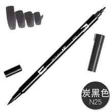 1pc TOMBOW AB-T Japan 96 colors double heads art brush pen marker ...