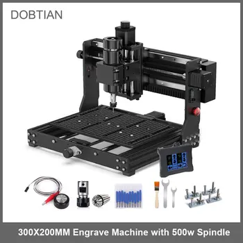 CNC Router Machine 3020Plus 500W Spindle Wood Engraving Machine for Wood Metal Higher Precision ...