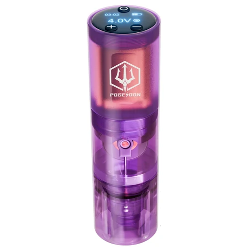 Poseidon-Máquina De Tatuaje De Carrera Ajustable, Pluma De