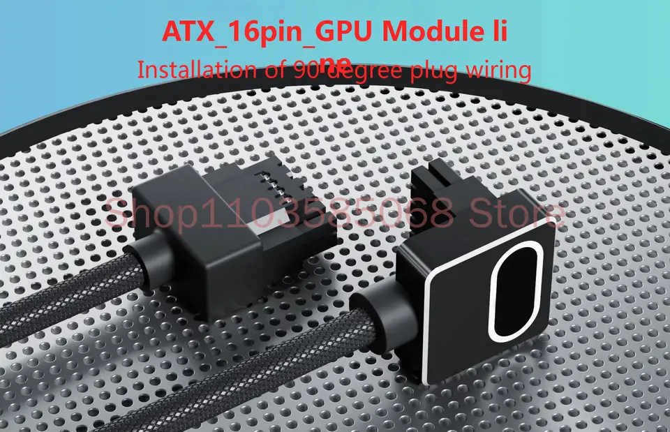 16Pin 12Vhpwr Graphics Card Power Supply 90° Elbow, 4090 Module Parts
