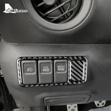 Real Soft Carbon Fiber Sticker for Subaru Impreza STI 2002 2003 2004 2005 Headlight Adjust Trim ...