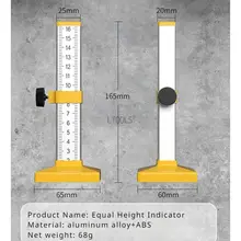 Woodworking Equal Height Ruler Upgraded Positioning Horizontal ...