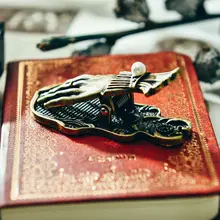 Retro Metal Lady Hand Paper Clips, Vintage Junk Journal Decor.