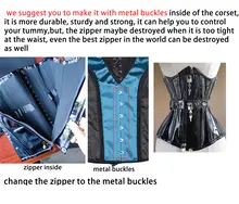 Women Heavy Corset Hand Made Bustier With Locks AndKeys Lace Up Steel ...