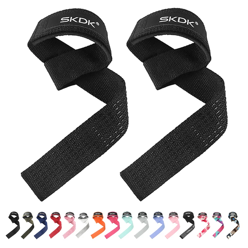 2PC/4PC/3PAIR Weightlifting Straps Anti-Slip Silicone Lifting Wrist ...
