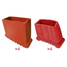 4x Ladder Feet Covers Universal Replacement Durable Security Bumper ...