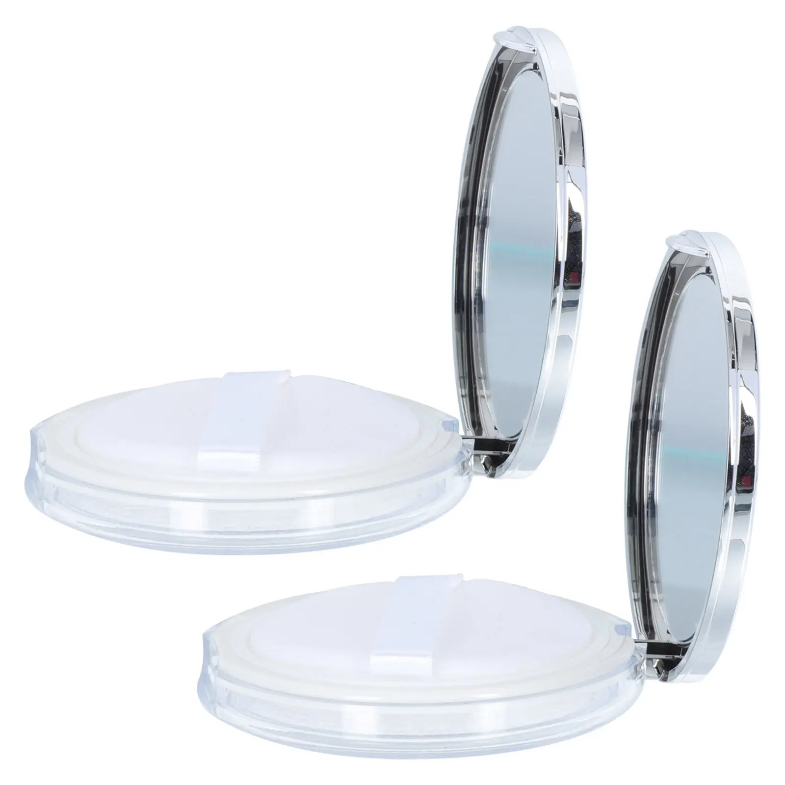 2Pcs Compact Lightweight Loose Powder Container Flip Type Powder ...