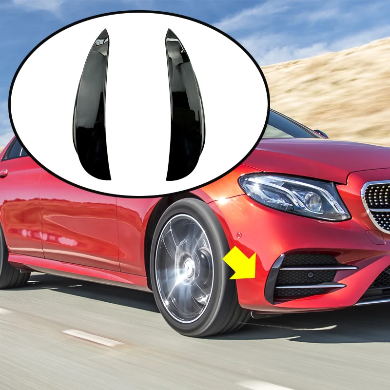 Chromium Styling Front Bumper Air Vent For Mercedes E-Class W213 2016-2019