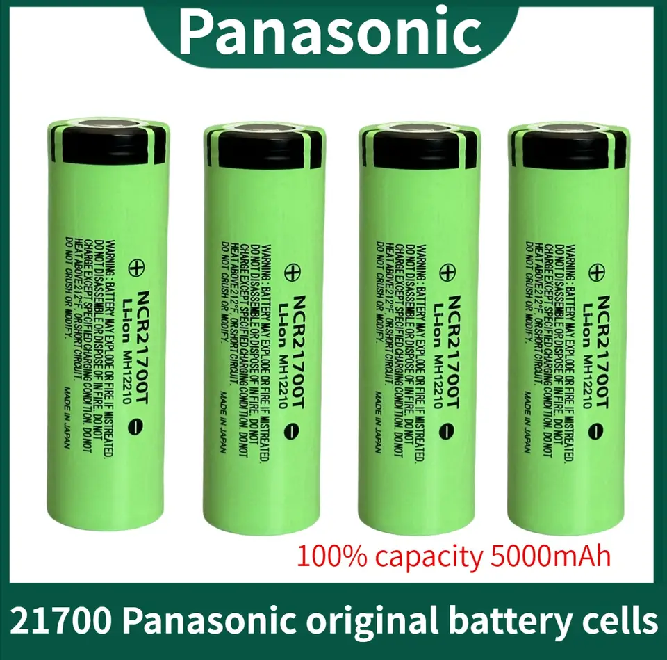 High-Discharge Panasonic Lithium-Ion Battery, 4800Mah, 3.7V, Perfect ...
