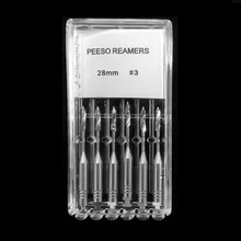 Dental Tools Root Cannal Endo Peeso Reamers Drill 28mm 32mm Stainless ...