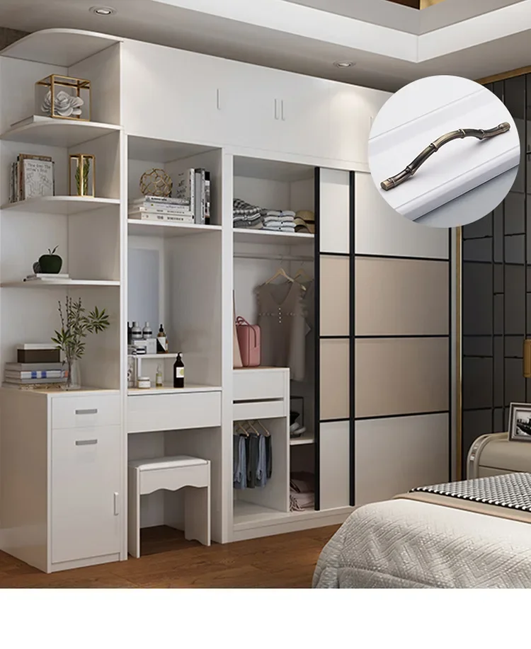 Роскошные шкафы для гардероба, ящики, дверные ручки, античная бронза ...