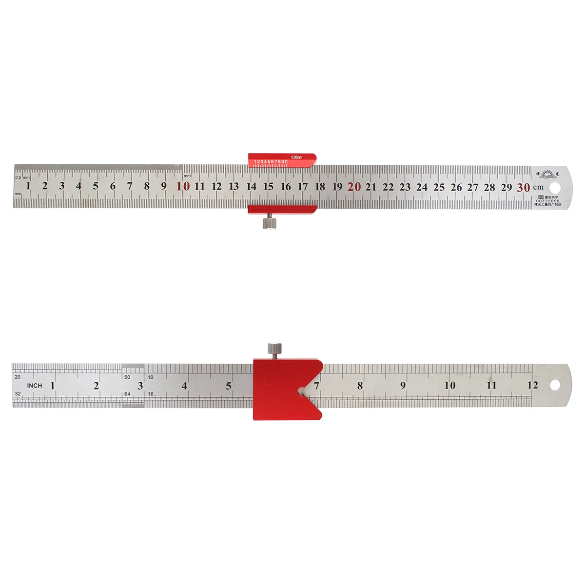 45/90Angle Steel Ruler Positioning Block Stop Angle Scriber Line ...