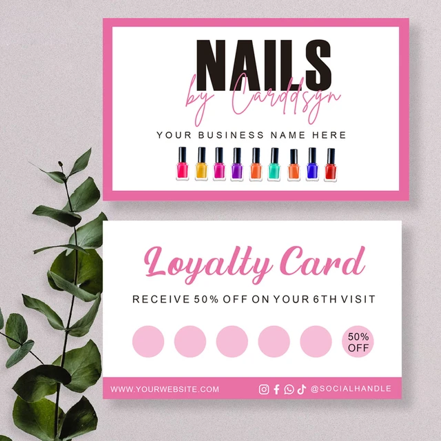 Salon Loyalty Cards