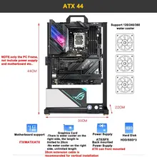 Modding-Friendly Atx Open Pc Case, Aluminum Gaming Tower, Diy Water ...