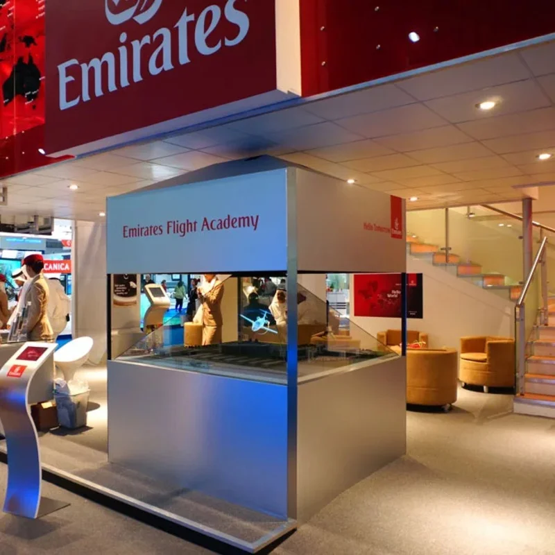 360 Degree 4 faces Hologram 3D Box Holographic Pyramid Showcase 19 inch ...