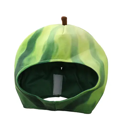 Watermelon Headgear Party Novelty Hat Fruit Summer Funny Headdress ...