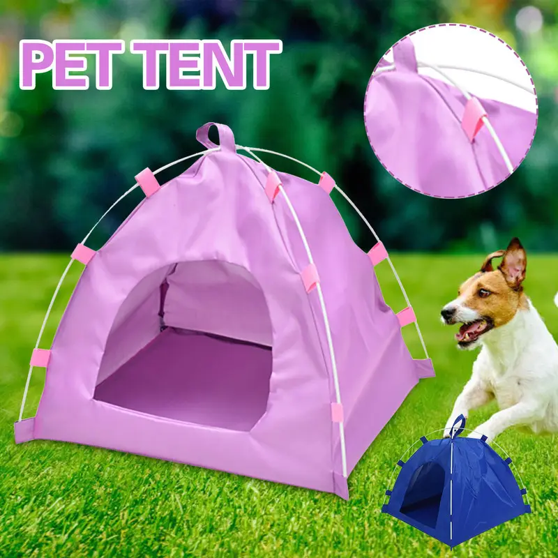 Portable Folding Dog House Pet Cage Cat Carrier Tent Playpen Puppy ...
