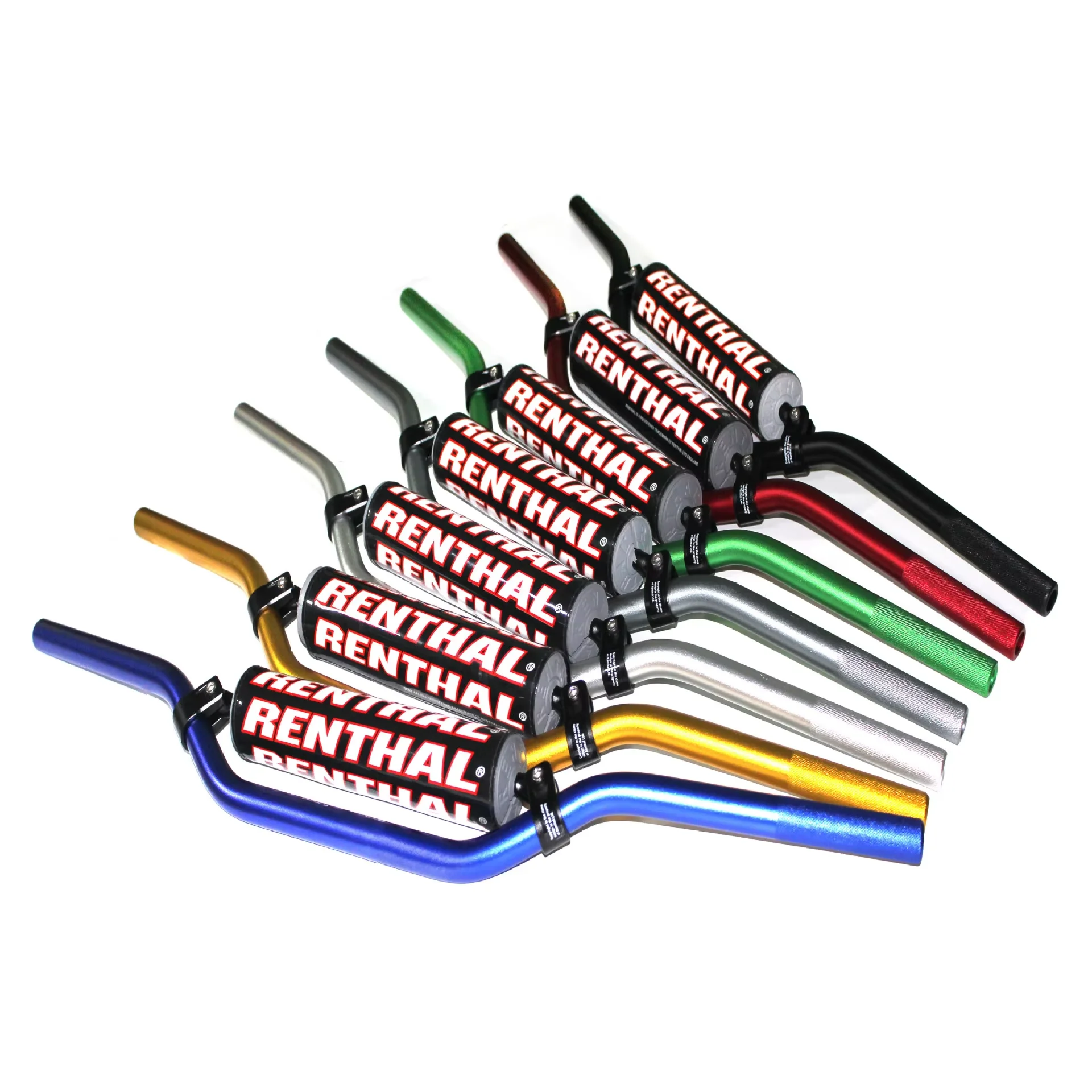 Motorcycle Handlebar 22/28mm With Pad For RENTHAL 971/997 Dirtbike ...