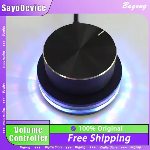 SayoDevice E1 Volume Controller Multifunctional Knob Surface Dial ...