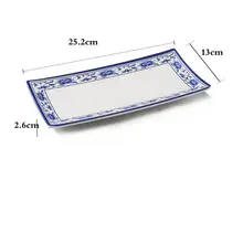 1pc Food Grade Plastic Dinner Plates Chinese Melamine Plastic Is Not ...