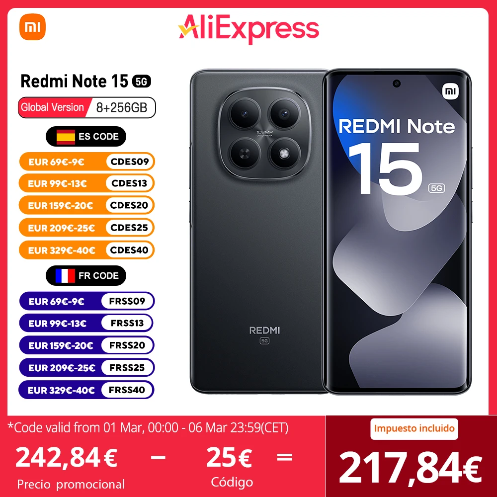 Xiaomi Redmi Note 15 - Full phone specifications
