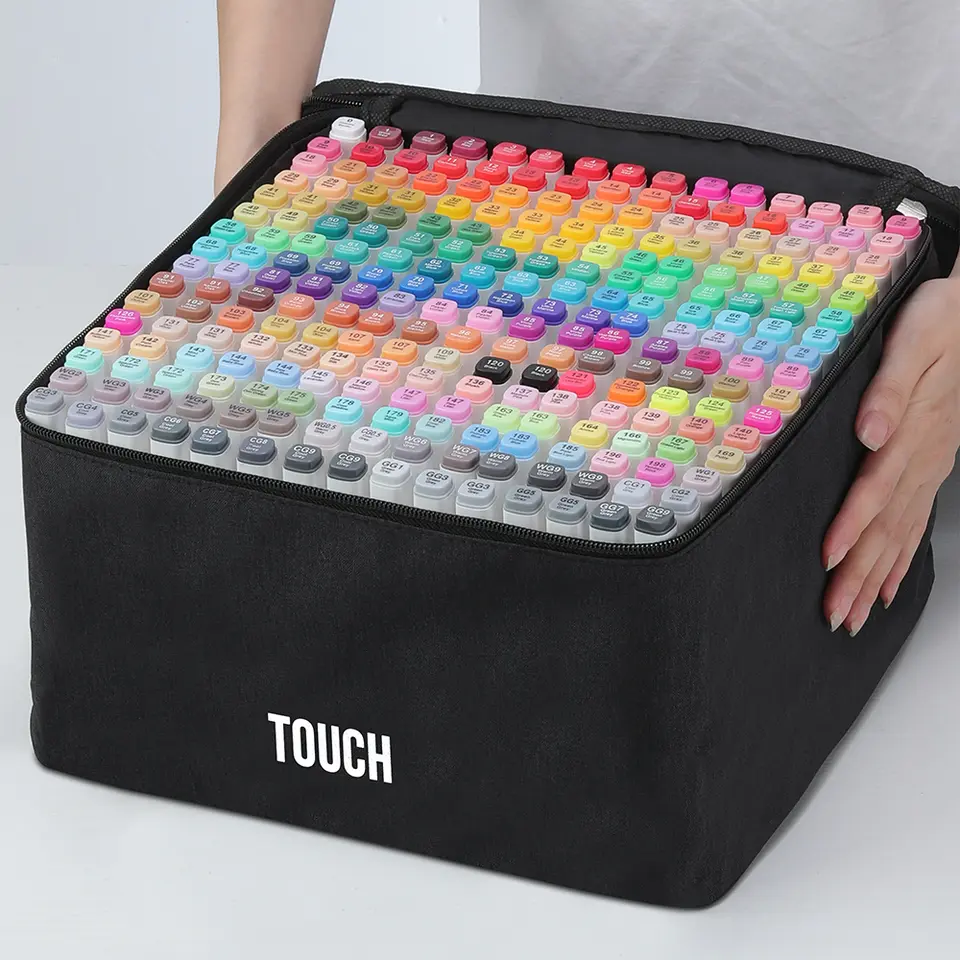 Trendy 168-Color Art Markers For Manga And Sketching, Perfect Gift!