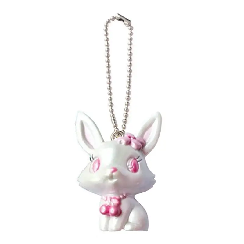 Cute Jewel-Plush Pet Rabbit Keychain, Perfect Gift For Girls.