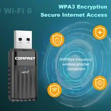 High-Speed Comfast Usb Wifi 6 & Bluetooth 5.3 Adapter, Ax900 900Mbps ...
