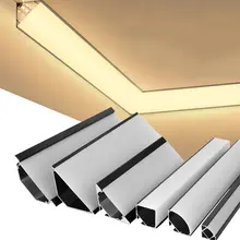 Led Bar Lights, 45° V Aluminum Diffusers, Corner Decoration, Home ...