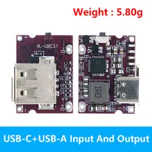 1A/2A/2.45A /3.1A usb TYPE-C/micro usb Boost Step Up Power Module ...