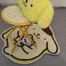 Pompompurin Plush Rug Cartoon Anime Kawaii Pompompurin Fluffy Carpet ...