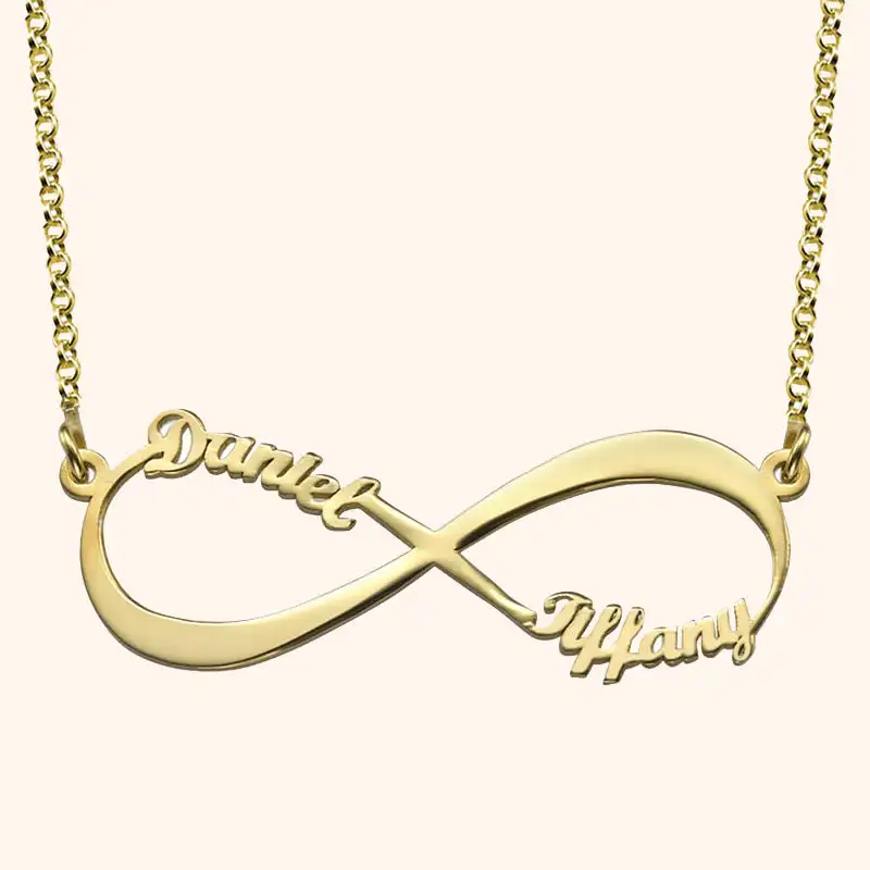 Customized Infinity Necklace with Names: A Perfect Personalized Jewelry ...