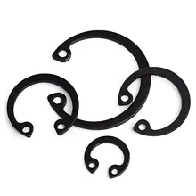 Sturdy 6Mm-9Mm To 90Mm C-Type Snap Lock Washers, Manganese Steel, Din 472.