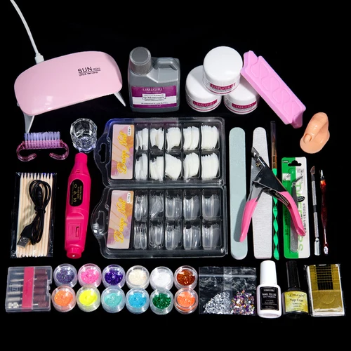 Kit De Polvo Acrílico Para Uñas, Arte Profesional Para Uñas,