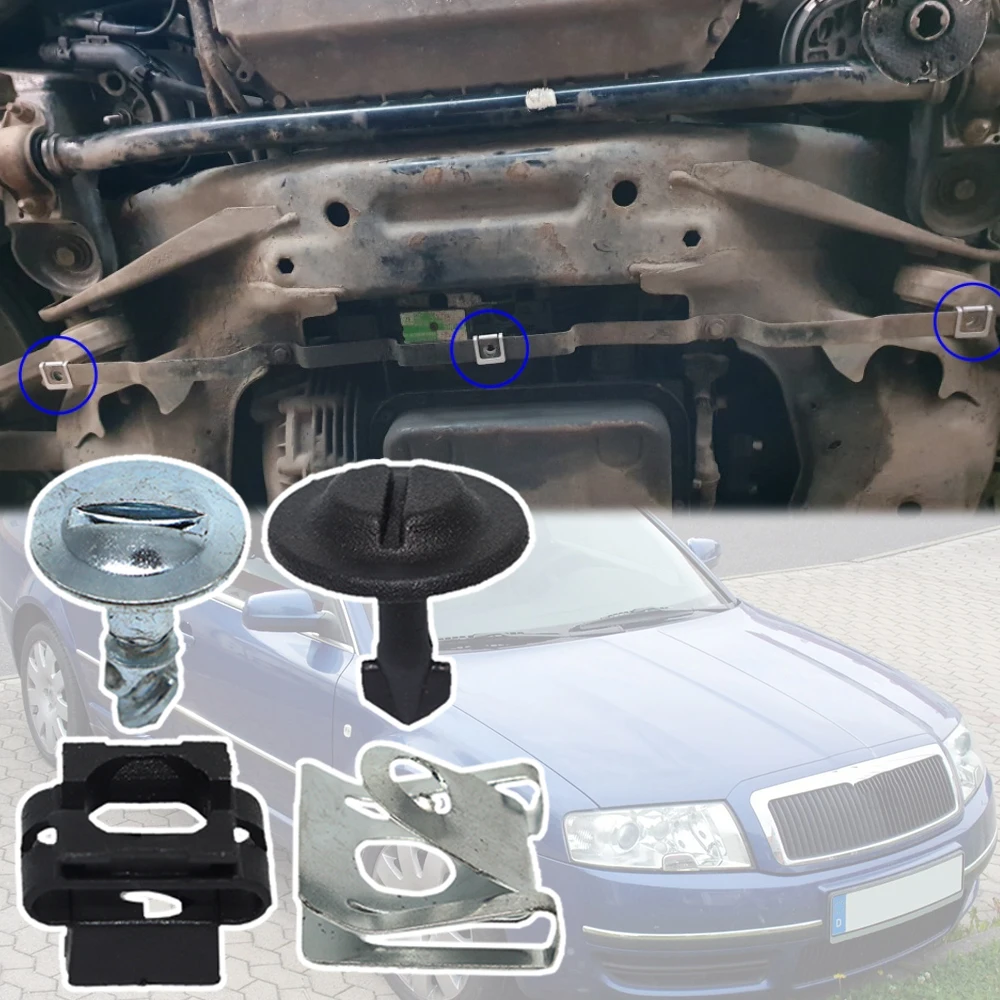 4A0 805 121 A VAG Fastening Element, engine cover