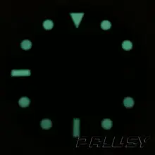 28.5mm NH35 Red Purple Blue Yellow Green Watch Dial Green Luminous ...