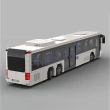 706PCS MOC Bus Transportation 2007 Citaro L With Stickers DIY Building ...