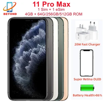 Apple iPhone 11 Pro Max ProMax 64GB 256GB 6.5" Genuine Super Retina XDR ...