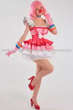 Pink Geiru Toneido Cosplay Dress With Wig For Halloween.