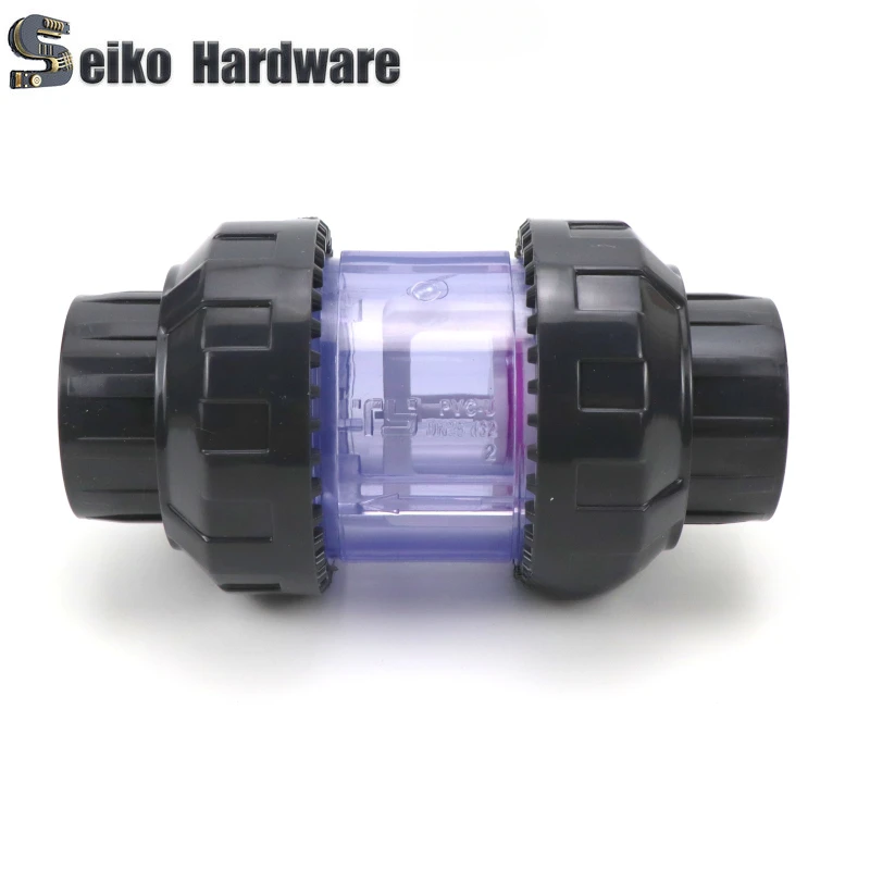 UPVC Lift Check Valve Fish Tank Silent Flip Plate Check Valve Vertical ...