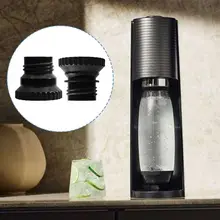 Quick Glass Bottle Adapter For Soda Makers, Easy Refill, Plastic Material.
