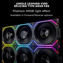 Ultra-Cool Jungle Leopard Case Fan V2Rs Argb Light Show!